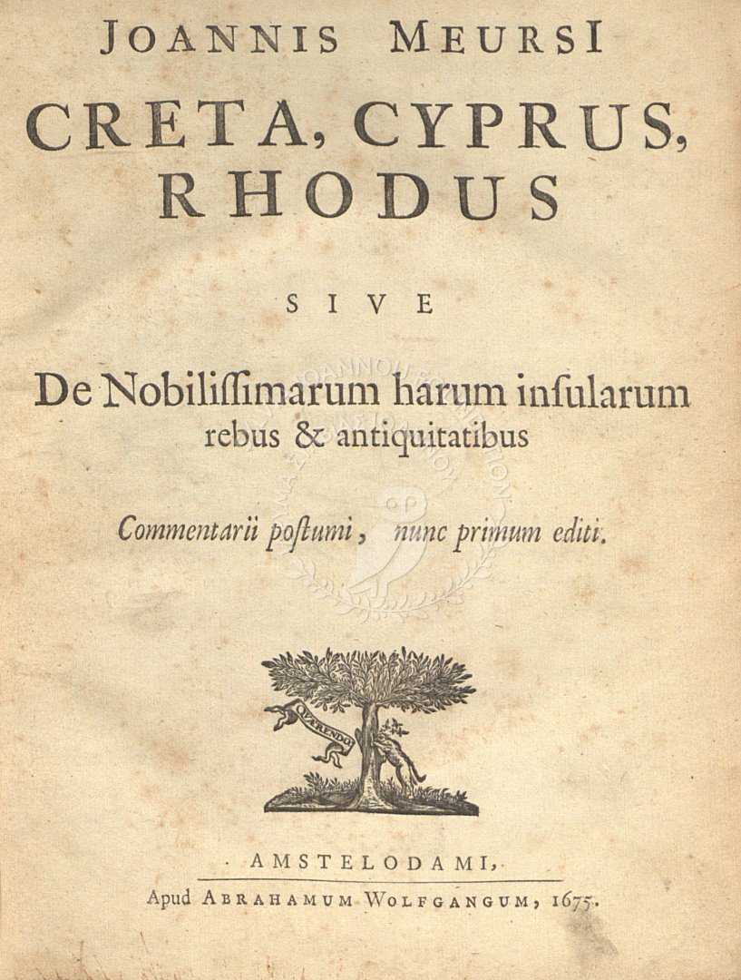 Creta, Cyprus, Rhodus .. - Sylvia Ioannou Foundation