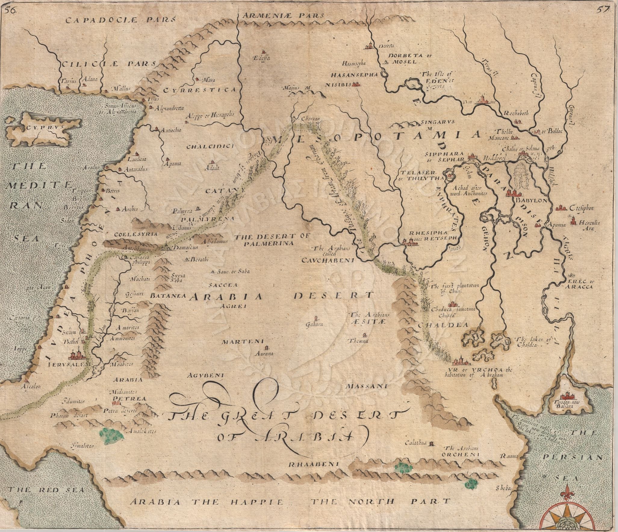 [Untitled map of Middle East with Cyprus] - Sylvia Ioannou Foundation