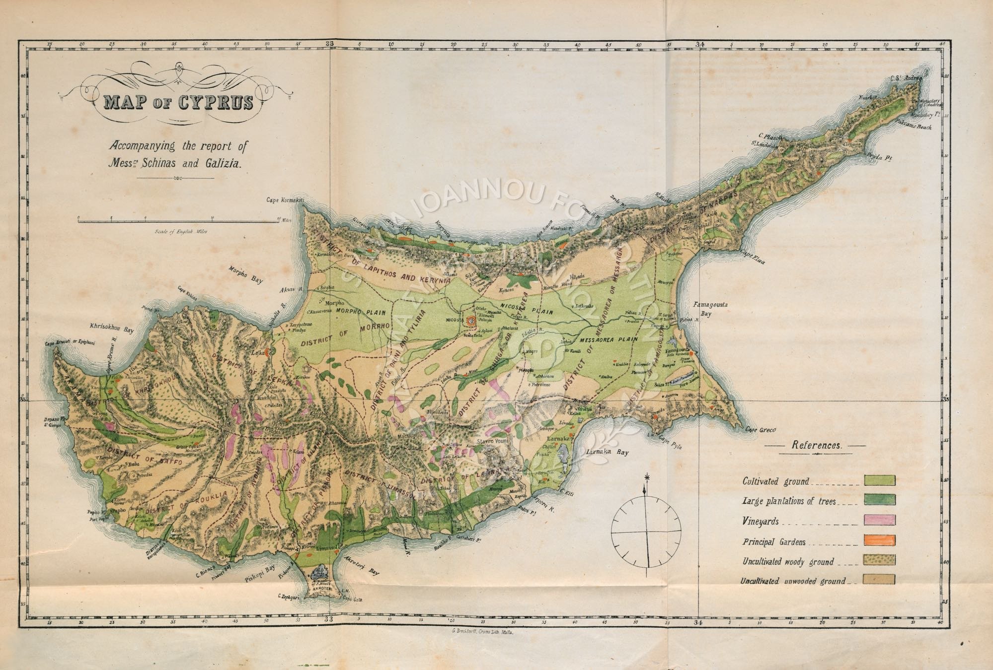 MAP OF CYPRUS - Sylvia Ioannou Foundation